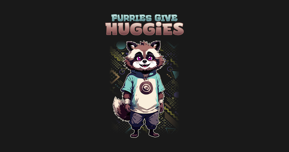 Furries Give Huggies I Cute Furry Tanuki Fursona Cosplay - Furry - T ...