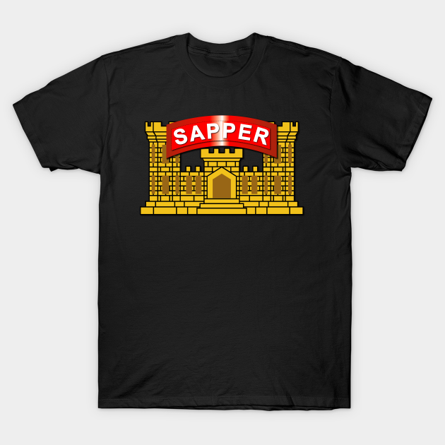 SAPPER Tab w Eng Br - Sapper Tab W Eng Br - T-Shirt | TeePublic