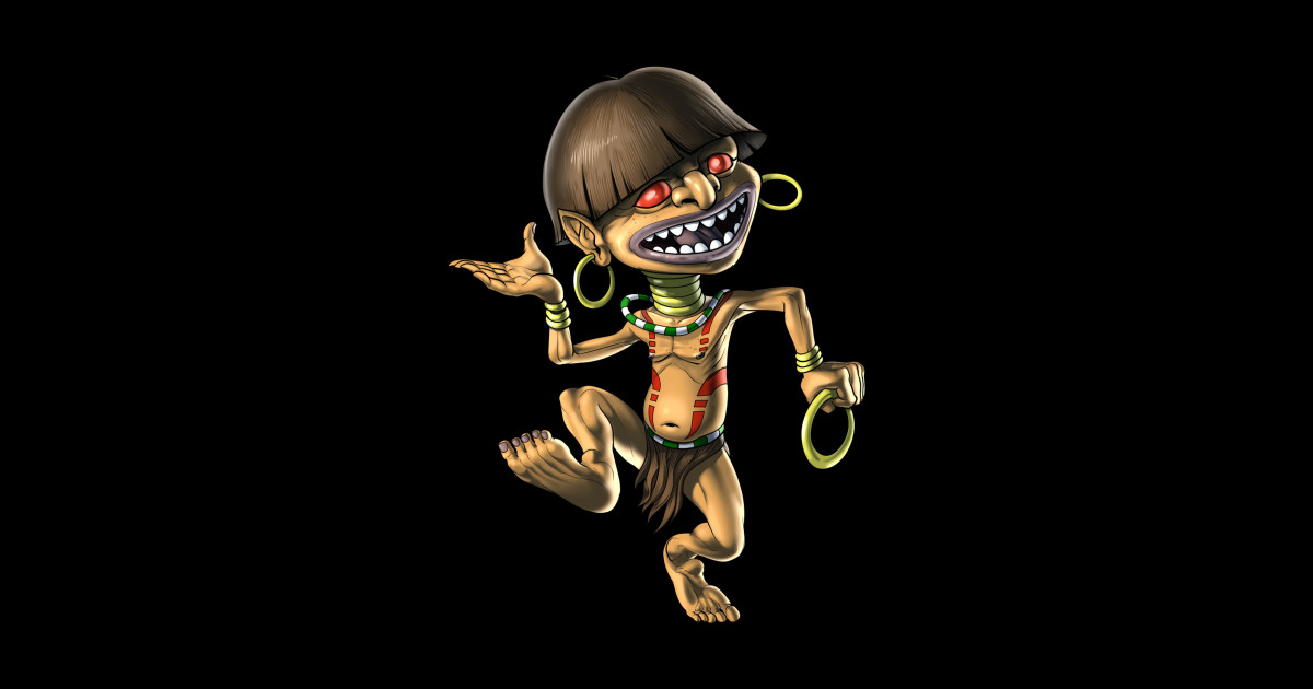 Aztec Mythical Creature Chaneque - Aztec Mythology - T-Shirt | TeePublic