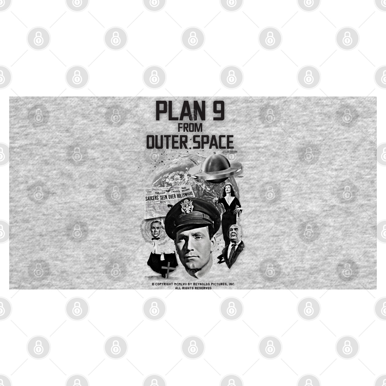 Plan 9 From Outer Space - Plan 9 From Outer Space - Baseball T-Shirt ...