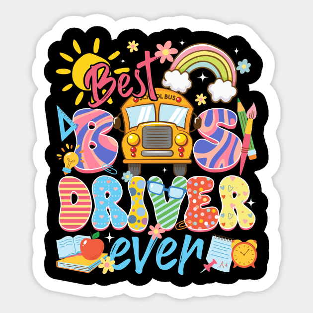 Best Bus Driver Ever Back To School School Bus Driver Gift For Boy Girl ...