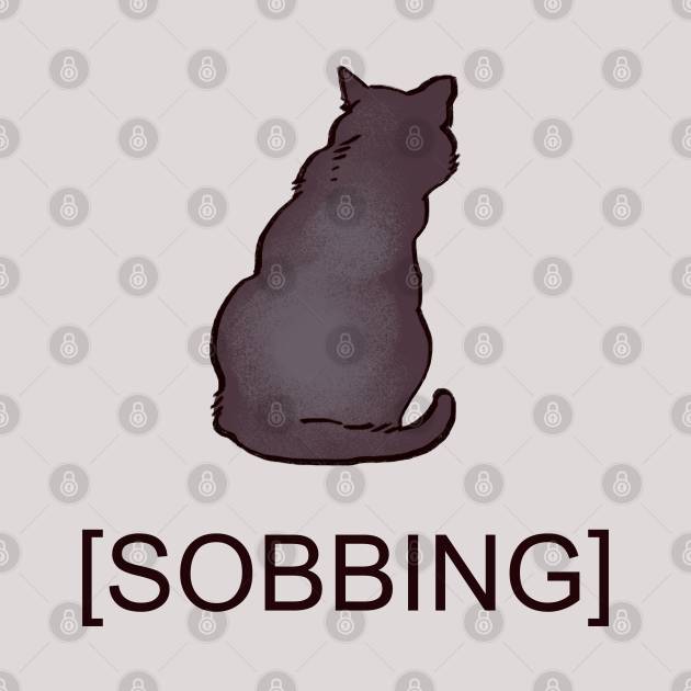 sad crying sobbing corner black cat with subtitle meme - Cat Memes ...