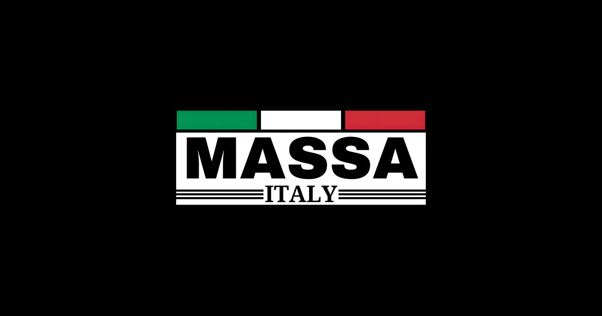 Massa Italian Flag - Made In Massa - Sticker | TeePublic