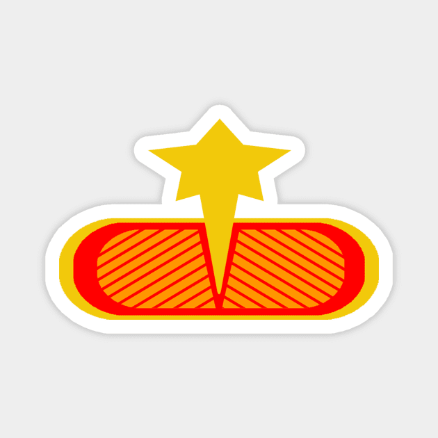 Hyper Squad Star Badge - Starraider - Magnet | TeePublic