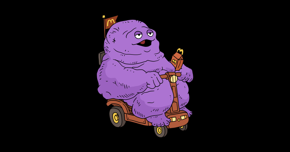 Mcgrimace Shake Grimace Sticker Teepublic