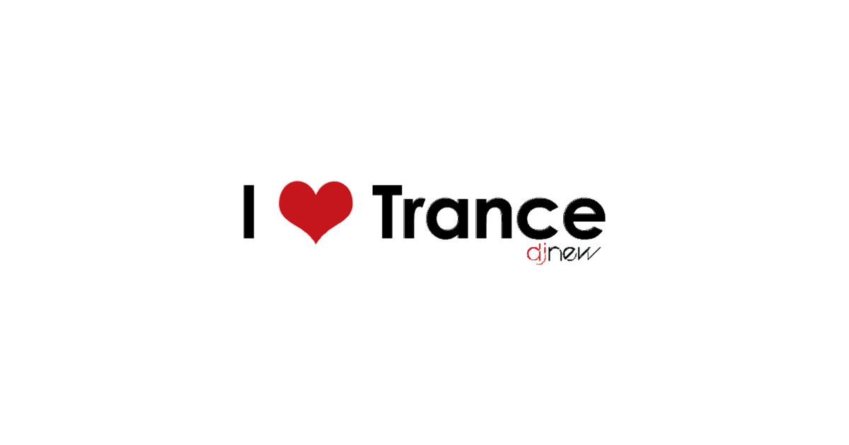I Love Trance - Black Logo - Trance - T-Shirt | TeePublic