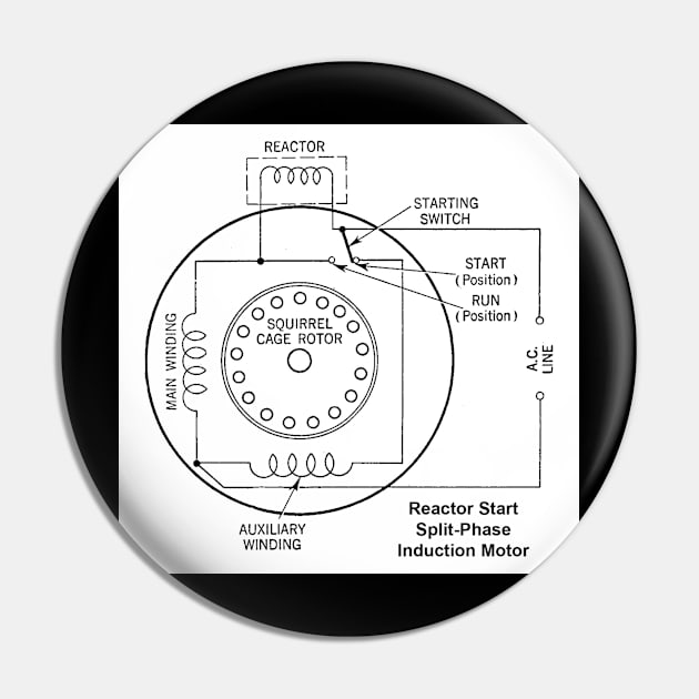 Reactor Start Split-Phase Induction Motor Diagram - Electric Motor ...