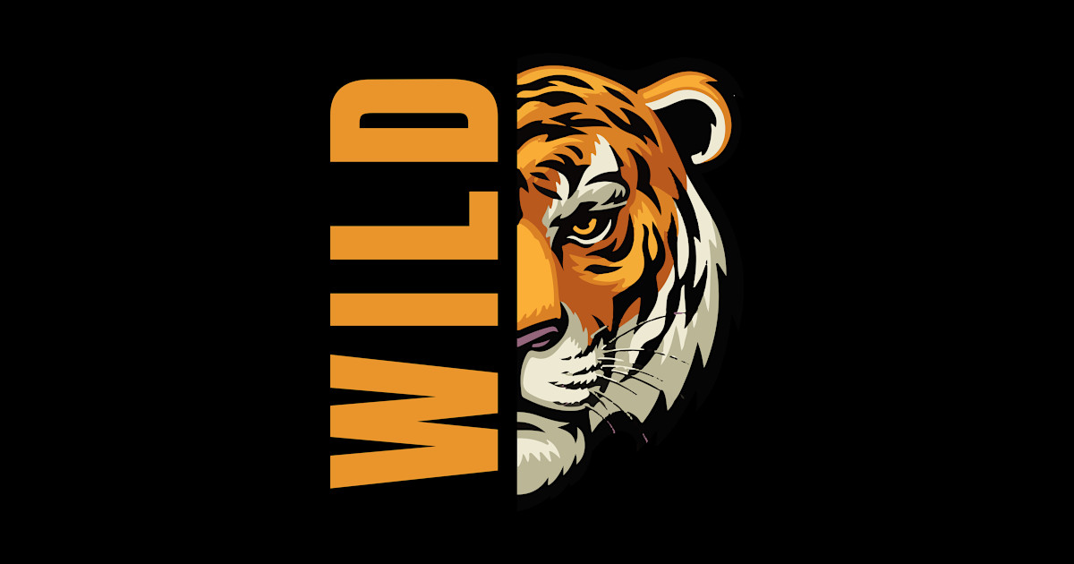 Wild Instinct: Tiger Edition - Tiger - Sticker | TeePublic