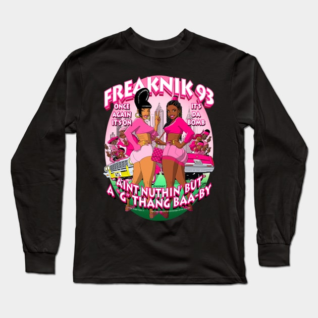 Freaknik 1993 G Thang Pink Colorway - Epps Art - Long Sleeve T-Shirt ...