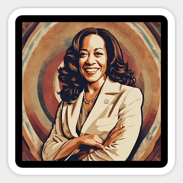 Kamala Harris for President - Kamala Harris - Sticker | TeePublic