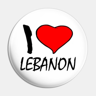 I Love Lebanon Map Flag Pins and Buttons for Sale | TeePublic
