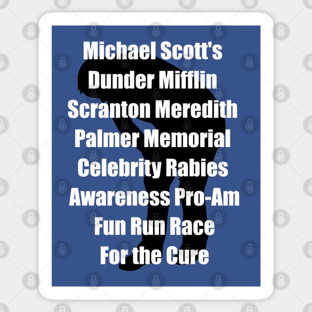 The Office: Michael Scott Fun Run - The Office - Sticker | TeePublic