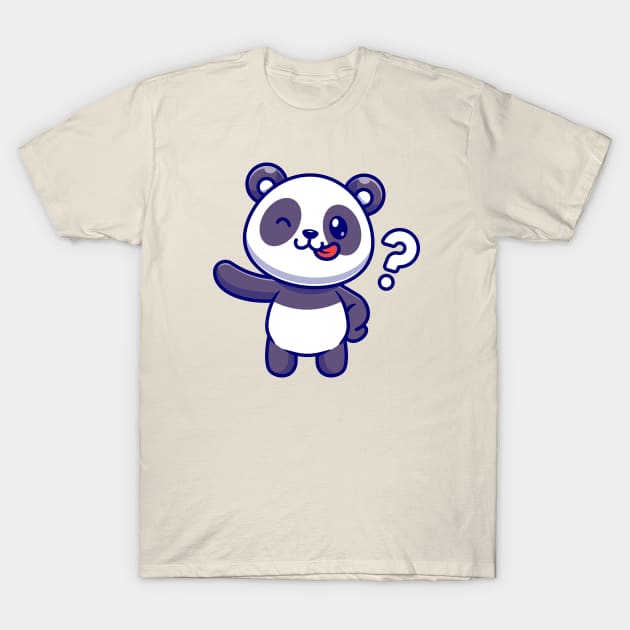 Cute Panda With Question Mark Cartoon - Cute Panda With Question Mark ...
