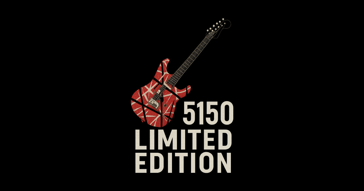5150-Guitar-Limited-Edition - 5150 Guitar - Sticker | TeePublic