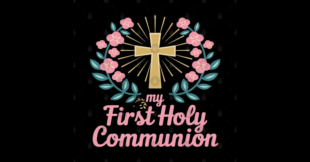 My first Holy Communion girl - My First Holy Communion Girl - Sticker ...