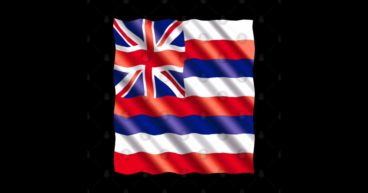 Hawaii Flag - Hawaii Flag - Sticker | TeePublic