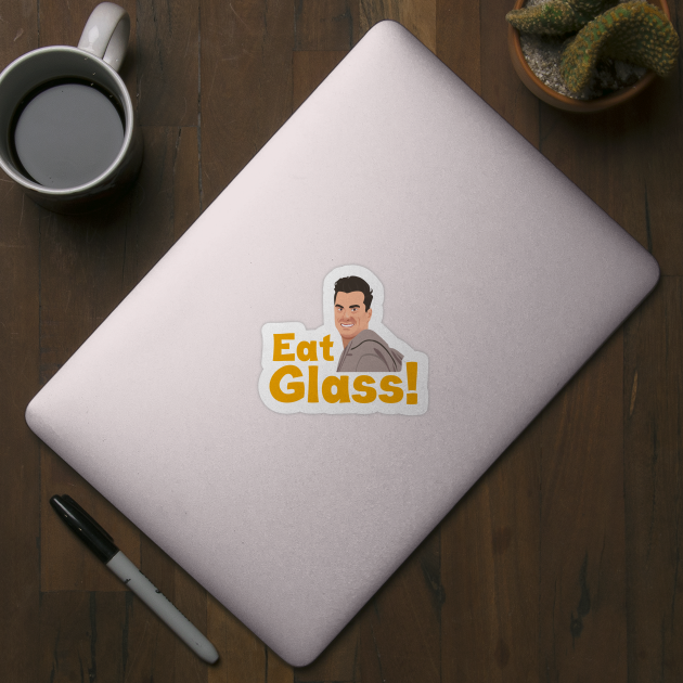Eat Glass! - Eat Glass - Sticker | TeePublic