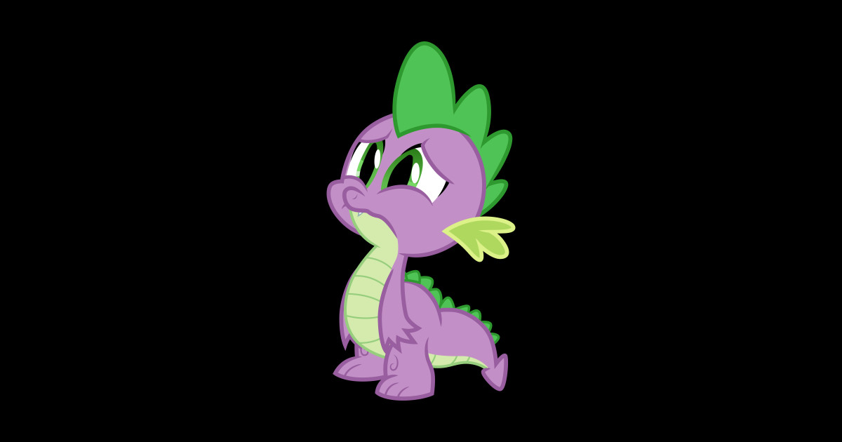 Sad Spike - My Little Pony - Sticker | TeePublic