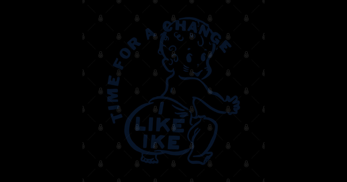 I Like Ike - Dwight Eisenhower Campaign Button - Republican Party ...