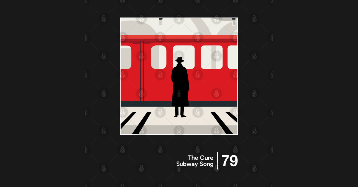 Subway Song / Minimal Style Graphic Artwork Design - Goth - T-Shirt ...