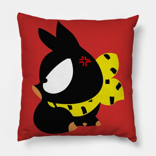 Angry P-chan - P Chan - Pillow | TeePublic