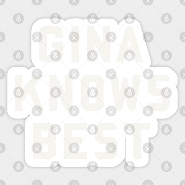 Brooklyn 99 Merch Brooklyn Nine Nine Gina Knows Best - Brooklyn 99 ...