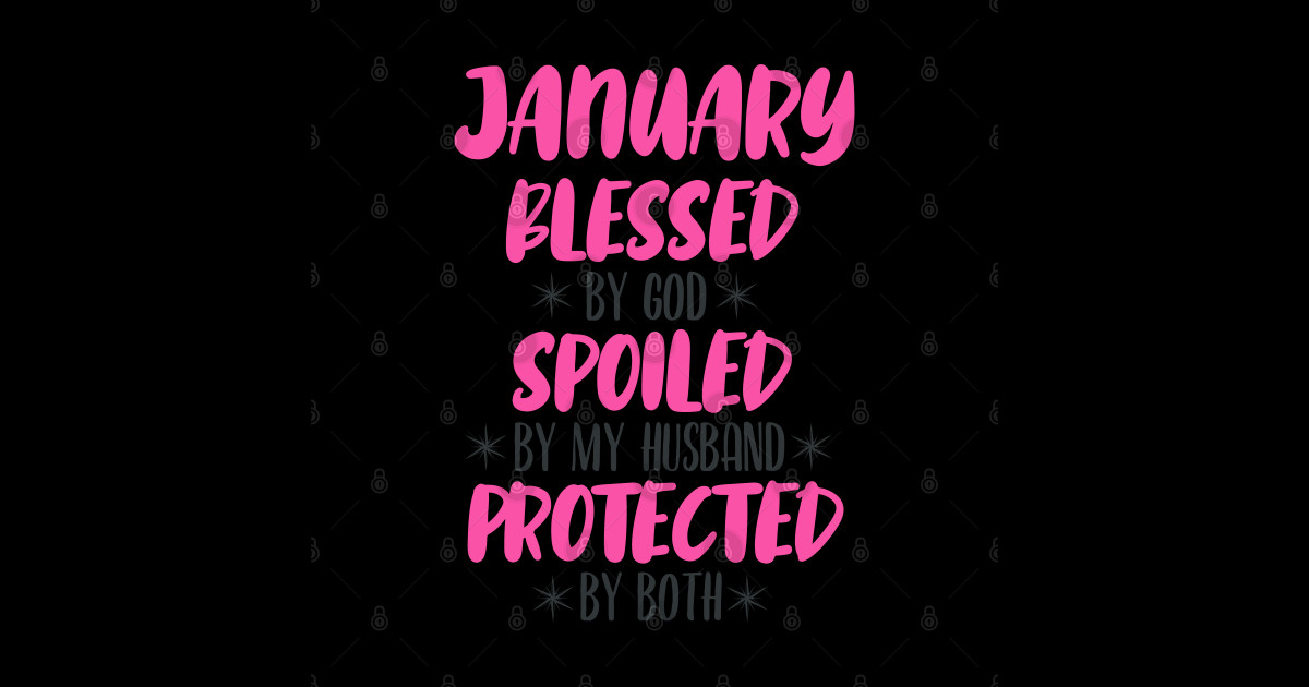 January Blessed - January - Mug | TeePublic