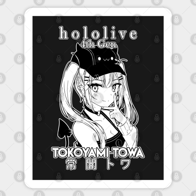 Tokoyami Towa 4th Gen Hololive - Tokoyami Towa - Sticker | TeePublic