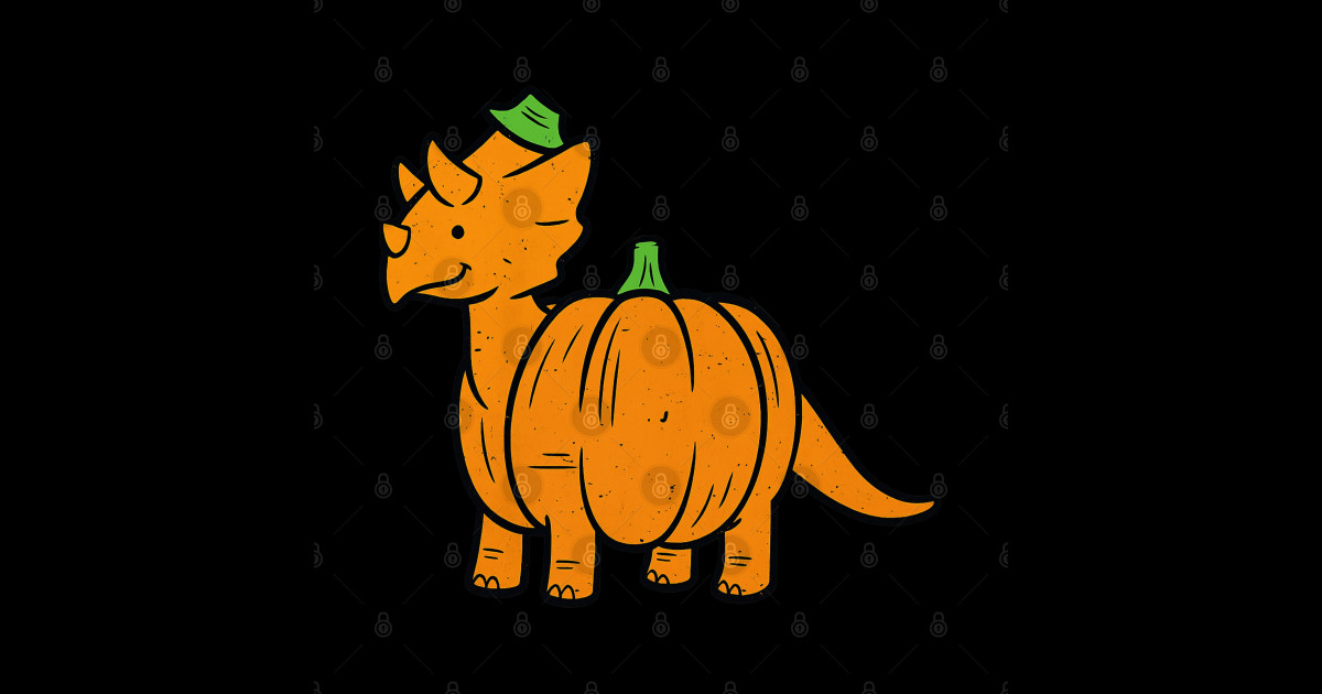 Pumpkasaurus - Halloween - Sticker | TeePublic
