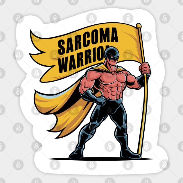 Empowering Sarcoma Warrior Cancer Fighter Hero - Sarcoma - Sticker ...