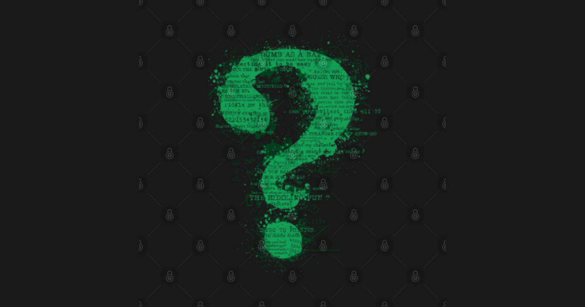 Riddle me this - Riddler - T-Shirt | TeePublic