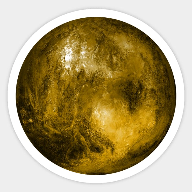 PLUTO Solar System Design - Pluto - Sticker | TeePublic