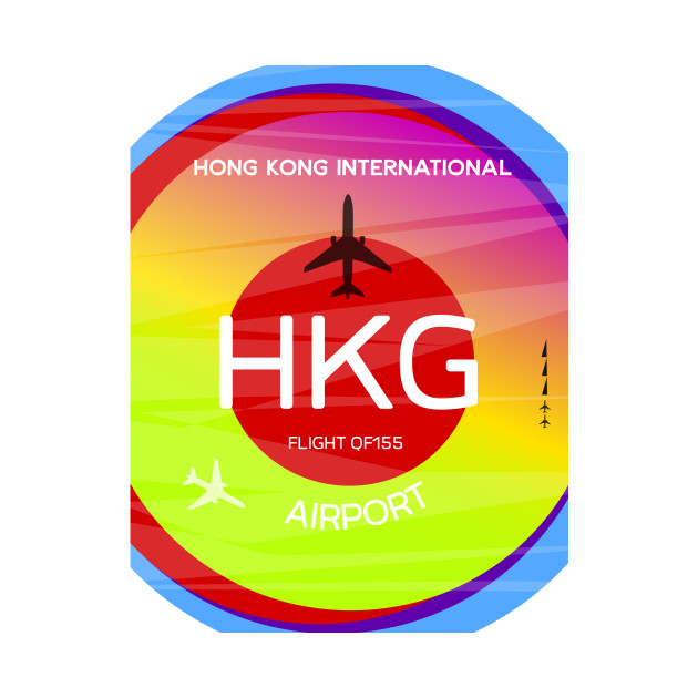 HKG Hong Kong Airport code - Airport Code - T-Shirt | TeePublic