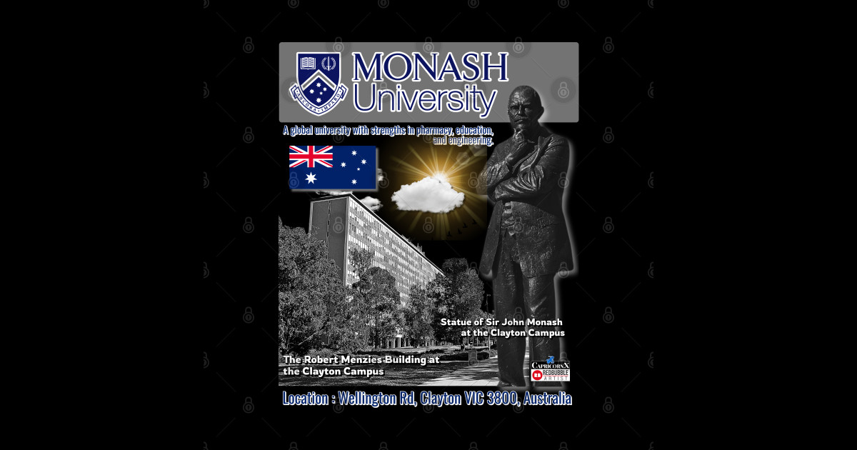 Monash University - Monash University - Sticker | TeePublic