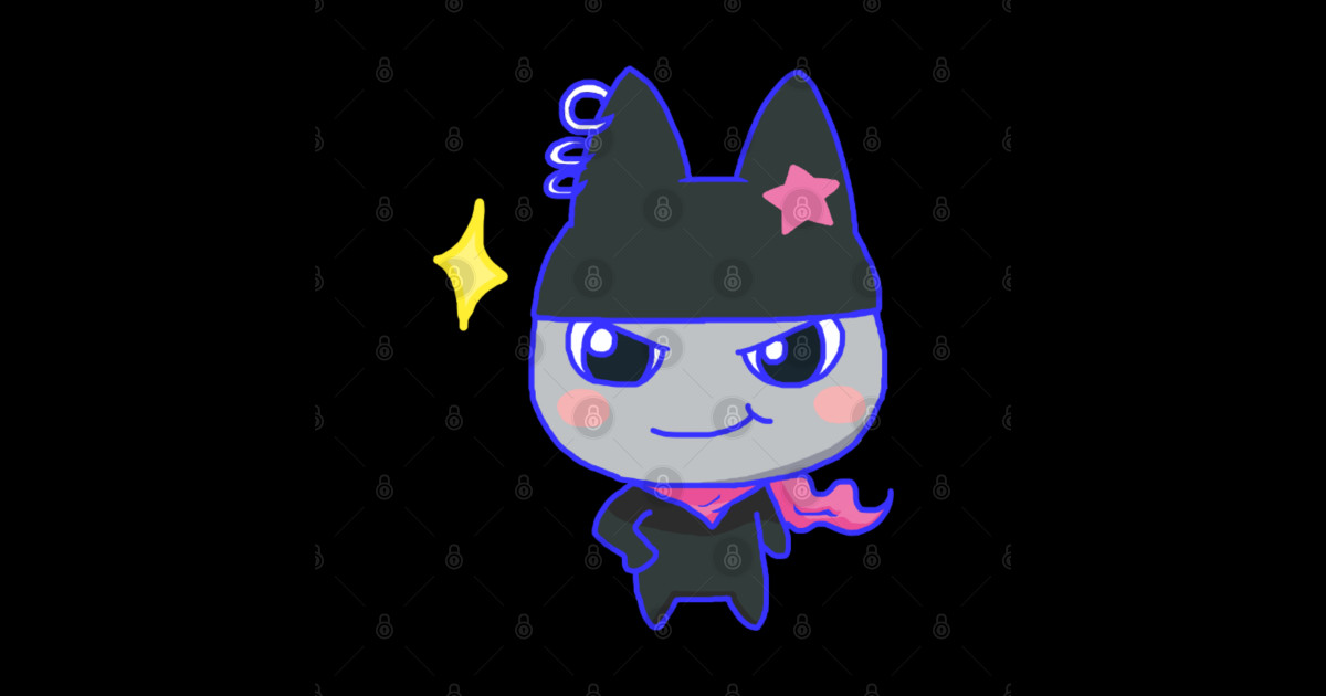 Kuromametchi (Tamagotchi) - Tamagotchi - Sticker | TeePublic