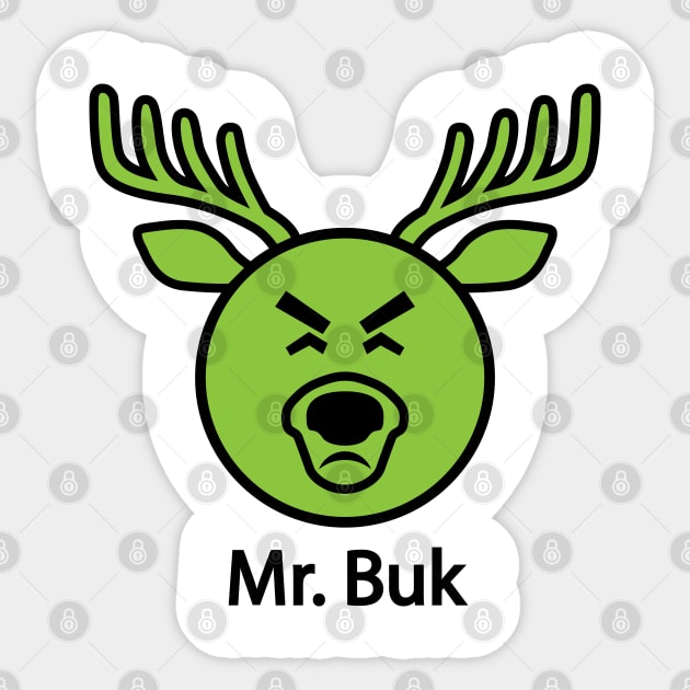 Mr. Buk (Mr. Yuk's Offspring) - Mr Yuk - Sticker | TeePublic