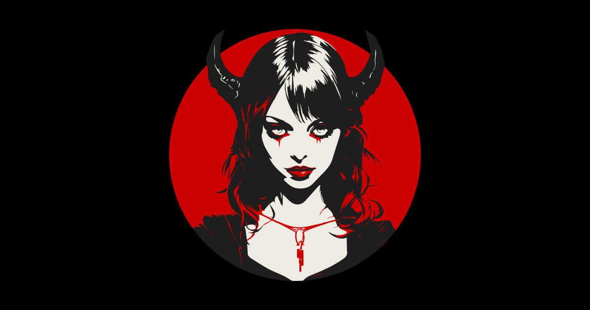 She Devil - Devil Girl - Sticker | TeePublic