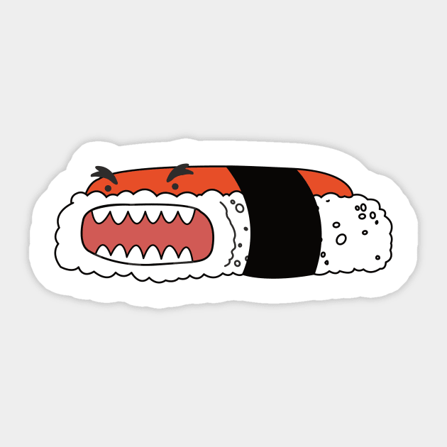 Mushi the Musubi - Musubi - Sticker | TeePublic