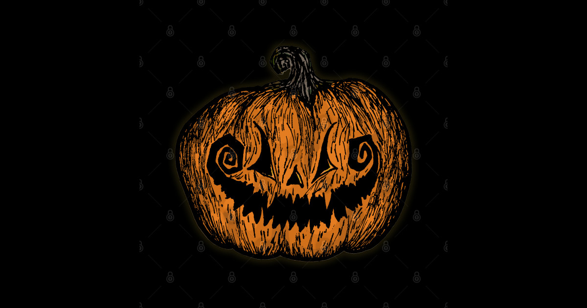 Gothic Jack-o-Lantern (Color Version) - Halloween - Posters and Art ...