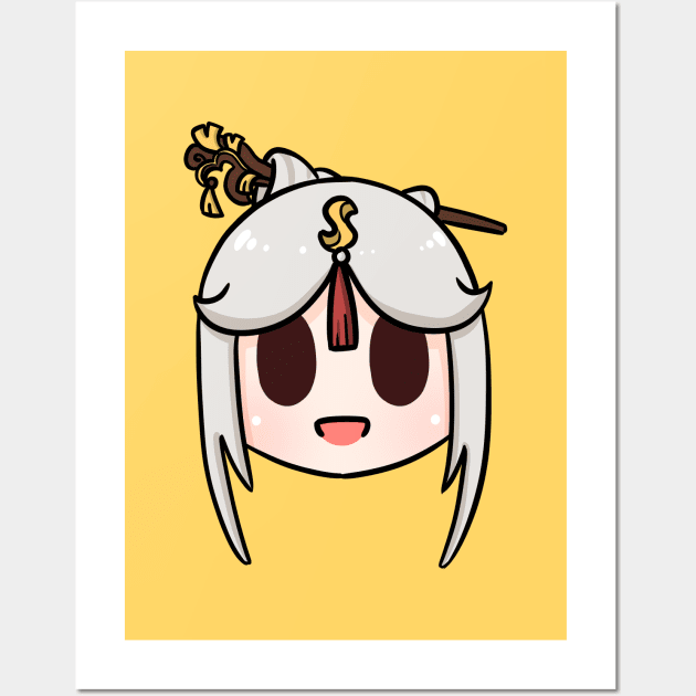 Genshin impact Ningguang chibi head - Ningguang - Posters and Art ...