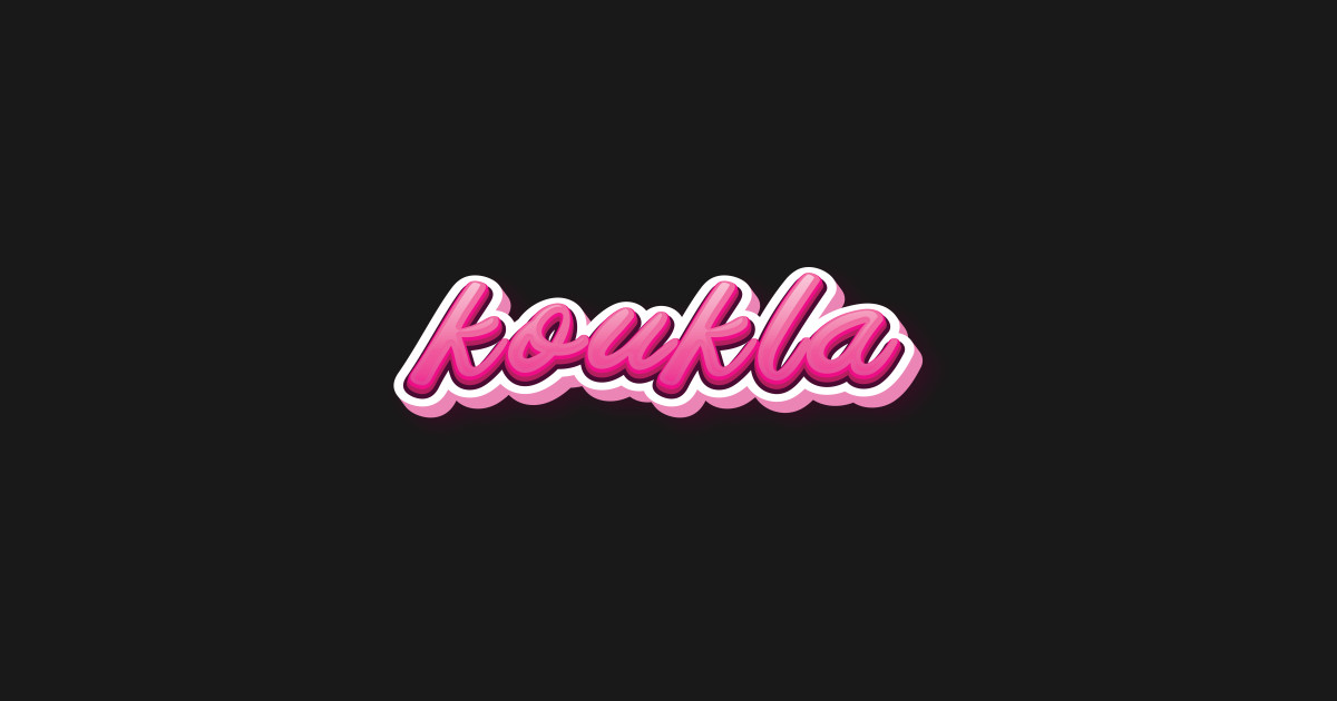 Koukla Greek Pink - Koukla Greek Pink - T-Shirt | TeePublic