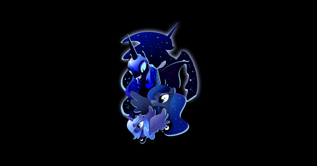 Princess Luna - My Little Pony - Sticker | TeePublic