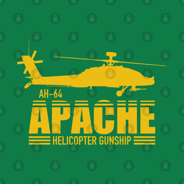 AH-64 Apache (Front and Back logo) - Us Army Apache Helicopter Patch ...