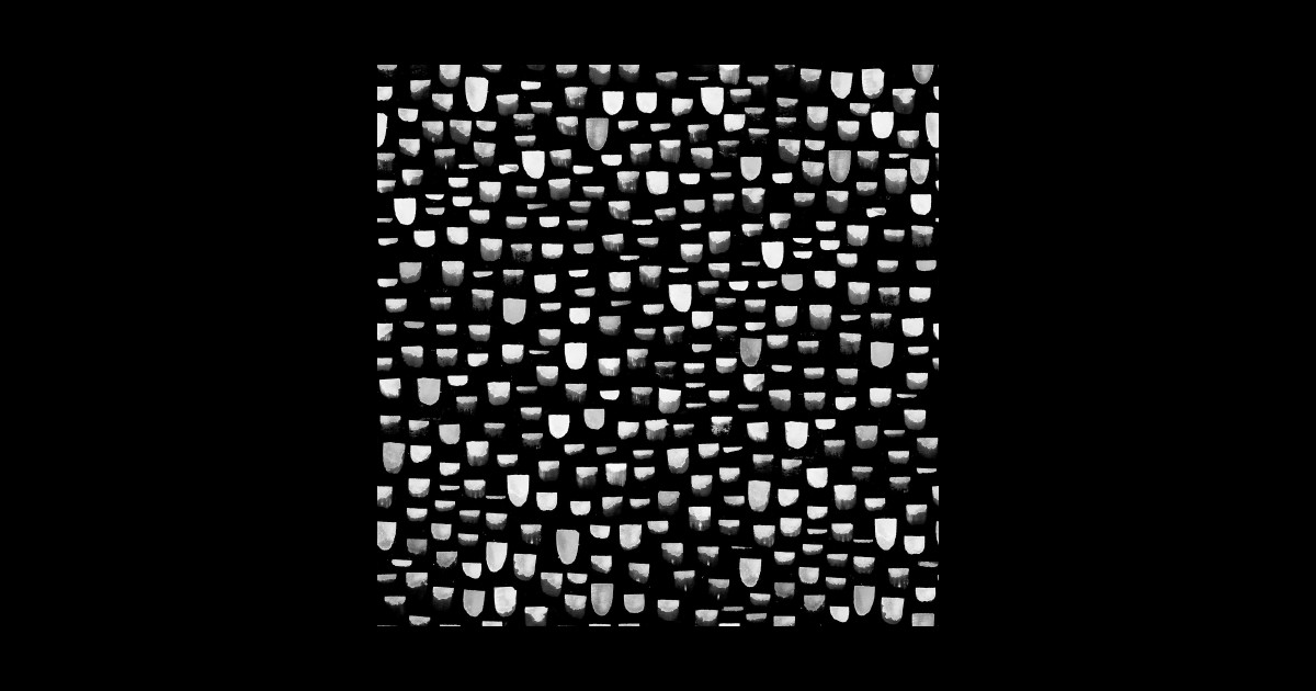 Black and White Inverted Spots - Spots Pattern - Sticker | TeePublic