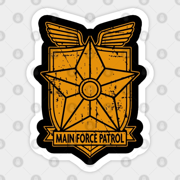 Mad Max Main Force Patrol Badge - Mad Max - Sticker | TeePublic