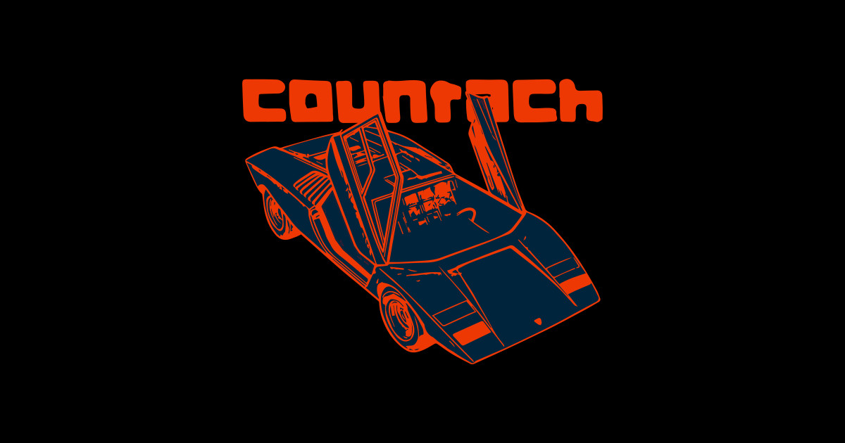 original supercar - Countach - Sticker | TeePublic