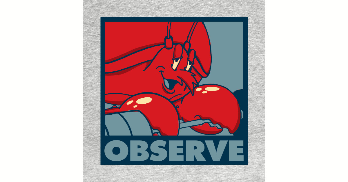 Observe! - Spongebob Squarepants - Sticker | TeePublic