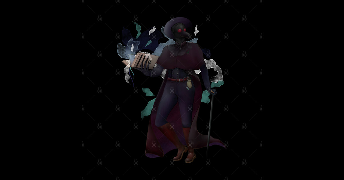 ASAW Oriented Aroace Plague Doctor - Aromantic - Sticker | TeePublic