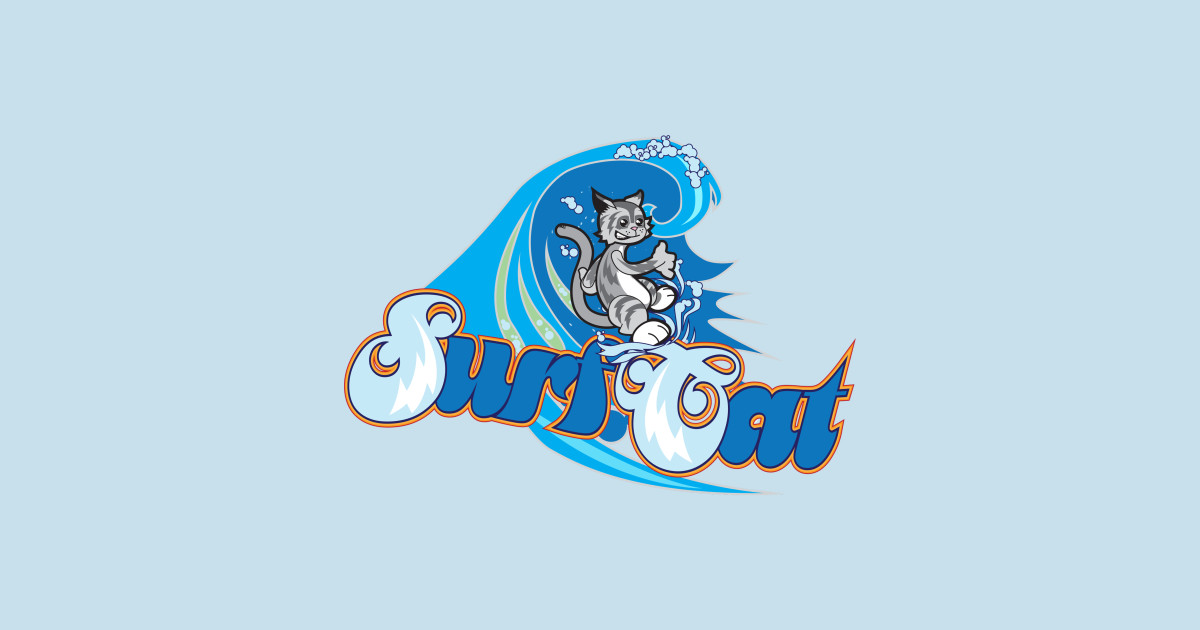 SurfCat - Catlovers - T-Shirt | TeePublic