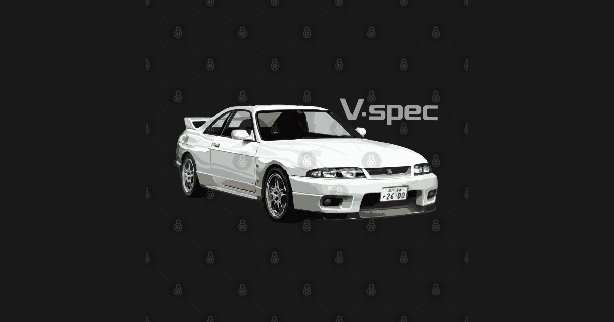 R33 SKYLINE GTR V-SPEC JDM - Nissan Skyline Gtr R32 - T-Shirt | TeePublic